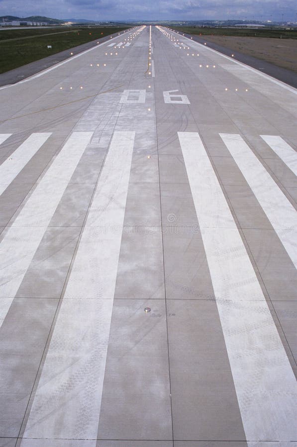 Airport runway stock image. Image of airfield, infinity - 22764539