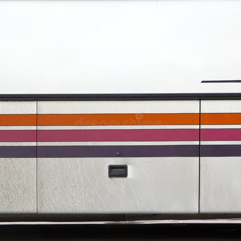 Stripes on a bus stock photo. Image of business, colours - 14593616