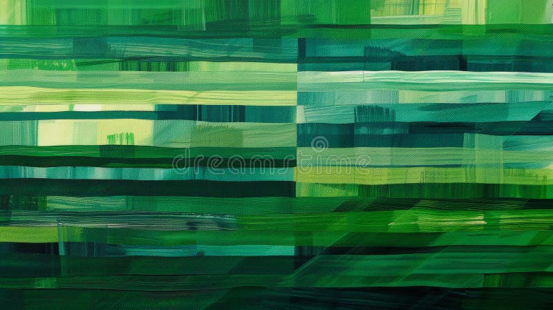 Stripes of Different Green Building an Abstract Landscape Stock Image ...