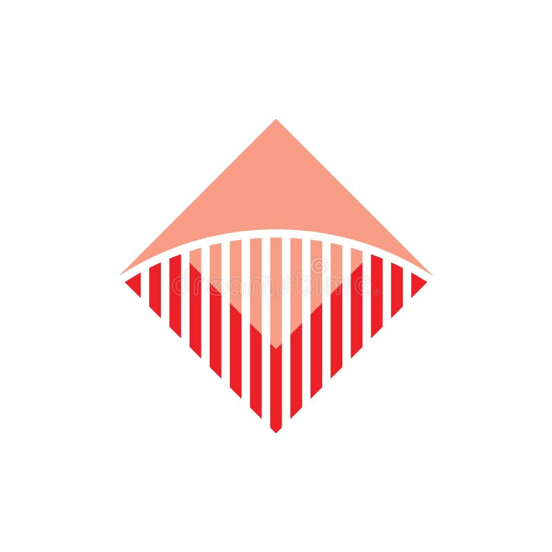 Stripes Geometric Arrow Square Logo Vector Stock Vector - Illustration ...