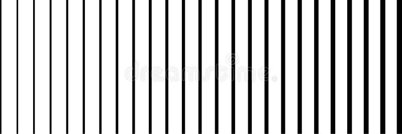 Stripes.Lines from Thin To Thick.straight, Parallel Vertical. Stock ...