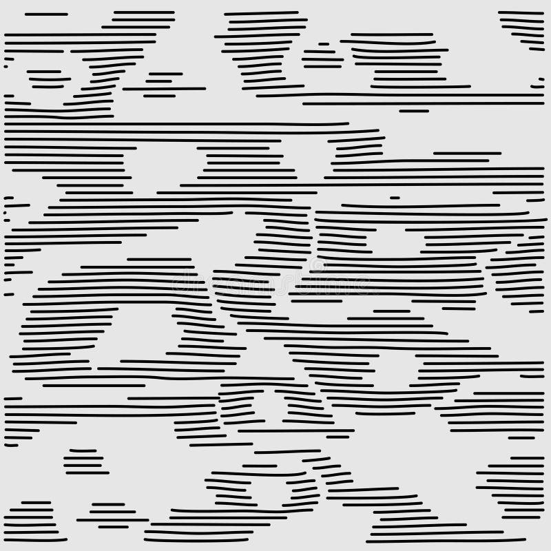 Stripes Random Pattern Vector. Design Lines Black on White Background ...