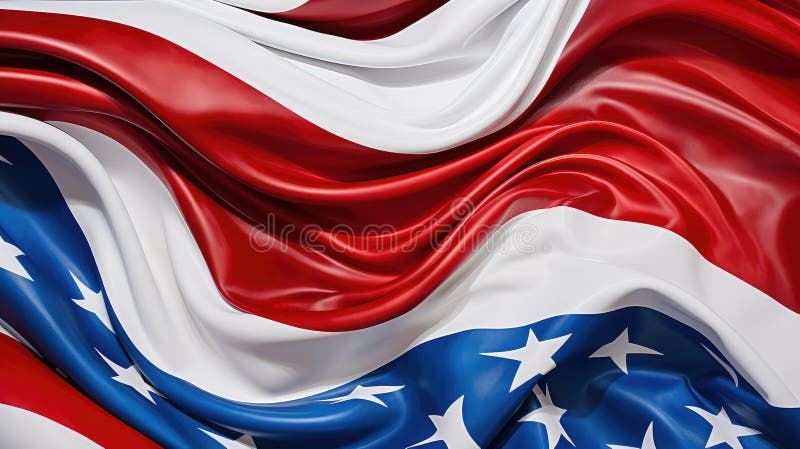 Stripes Red White and Blue Pattern Stock Illustration - Illustration of ...