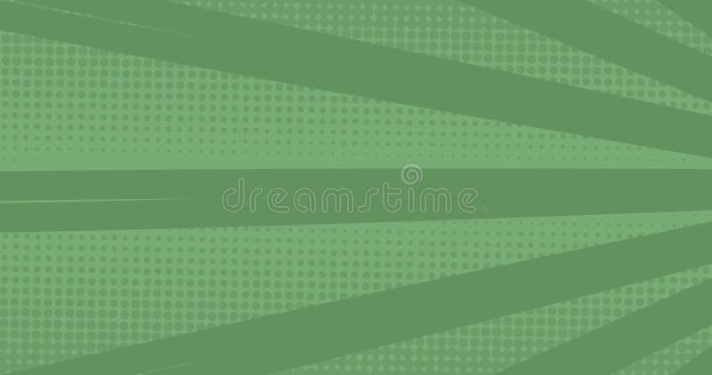 Stripes Rotating and Dots Moving Against Green Background Stock ...