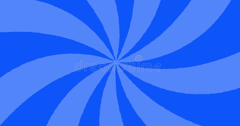 Stripes Rotating and Moving Against Blue Background Stock Illustration ...