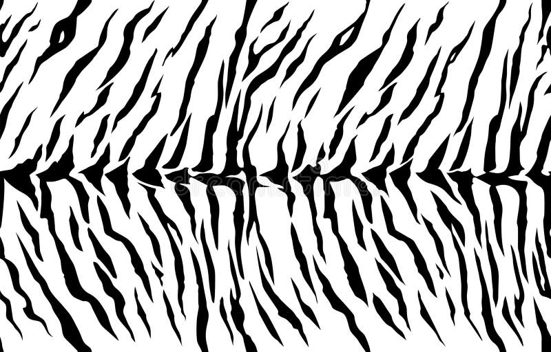 Stripes Seamless Pattern Print. Animal Skin, Tiger Stripes Repeating ...