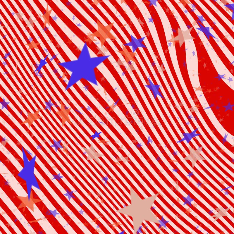 Stripes and stars stock illustration. Illustration of celebration ...