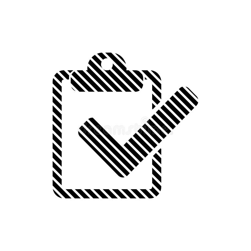 Stripped Certificate Icon. Certificate Made of Lines. Stock Vector ...