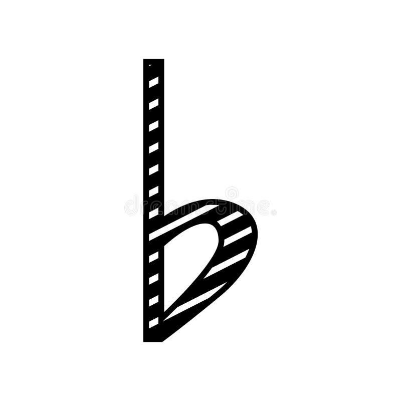 Stripped musical note stock vector. Illustration of simple - 262144668