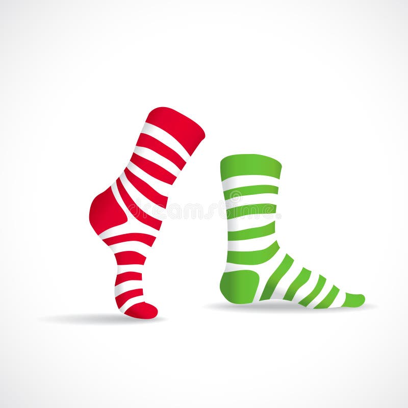 Stripped socks stock illustration. Illustration of stripe - 51571296