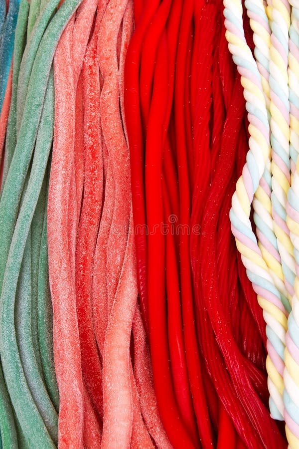 Strips of candy colors stock photo. Image of jujube, confection - 25244004