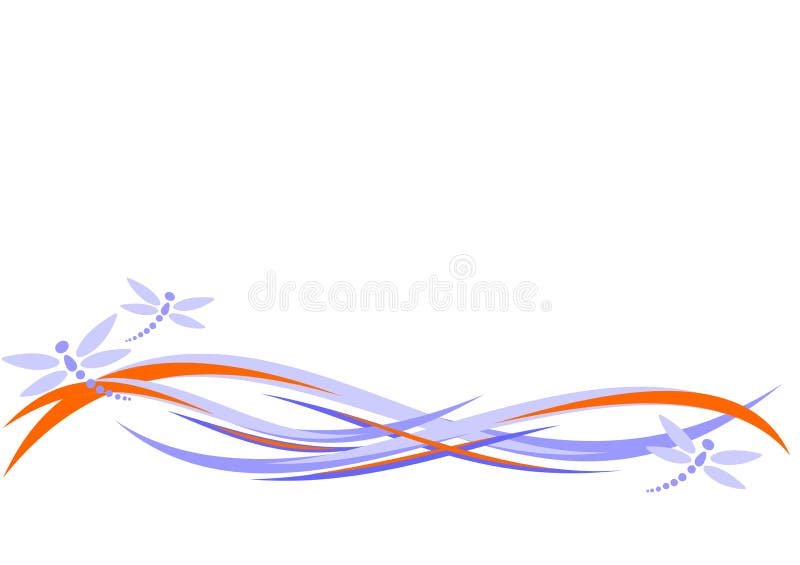 Dragonfly border / frame stock vector. Illustration of beautiful - 17320357
