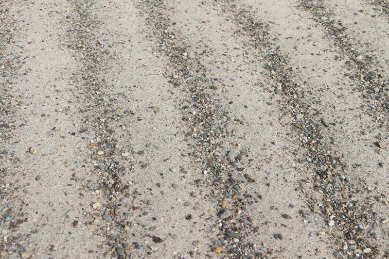 Strips of River Sand and Pebble Stock Photo - Image of texture, beauty ...