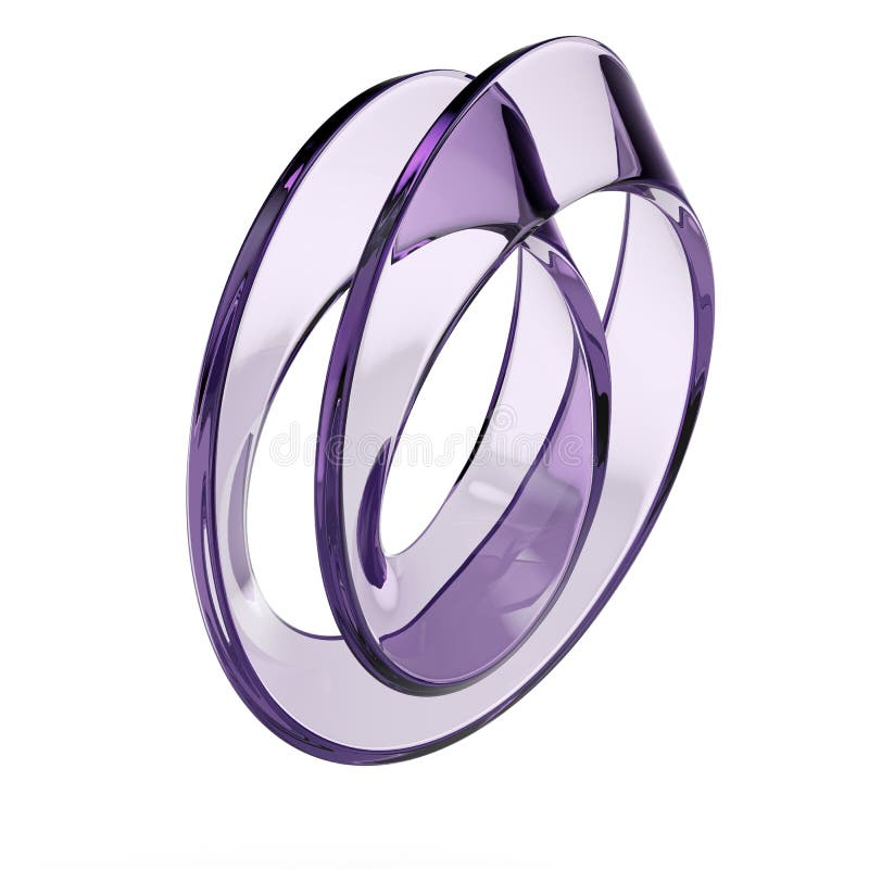 Variazione Dello Strip Mobius Simbolo Infinito Classica Illusione ...