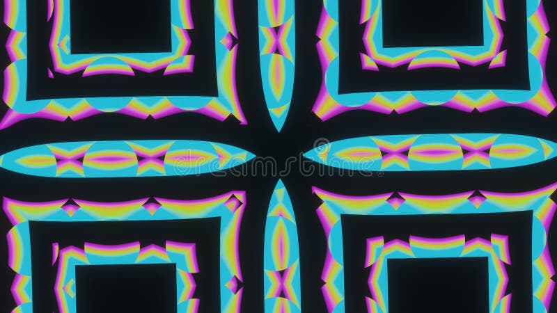 Strobe Abstract Trendy Surreal Pulsating Futuristic Multicolor ...