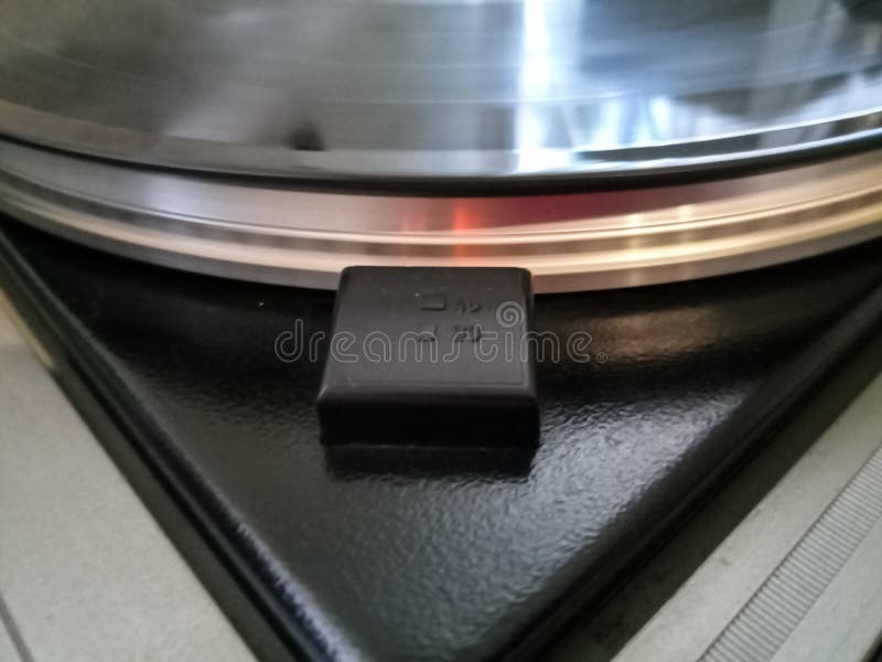 A Strobe Effect To Control the Speed of the Vinyl Record Stock Photo ...