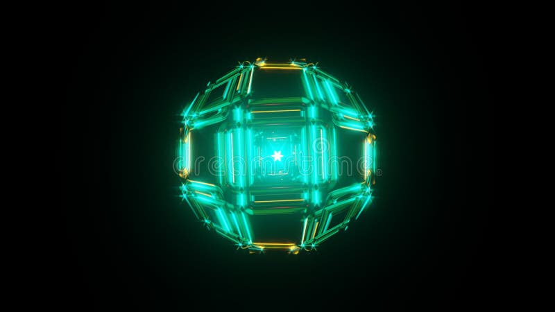 Dynamic Strobe Lights Pulse Across the Neon Backdrop. Stock Footage ...