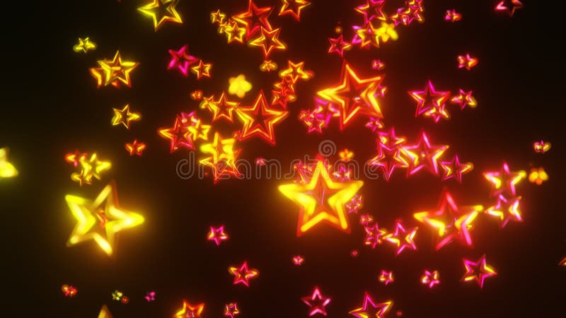 Falling Star Shapes Psychedelic Strobe VJ Loop Stock Footage - Video of ...