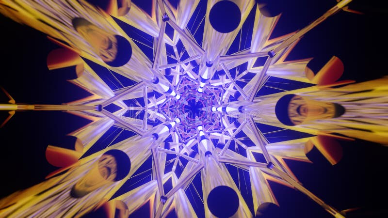 Pulsating Rotating Star Shape Background VJ Loop. Stock Footage - Video ...