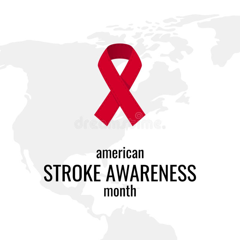 Stroke Awareness Month Design in Flat Style Stock Vector - Illustration ...
