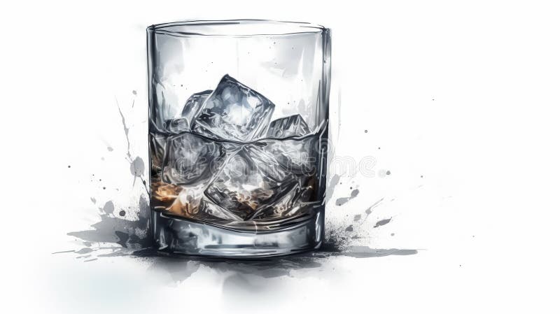 Stroke Drawing on Bar with White Background Stock Illustration ...