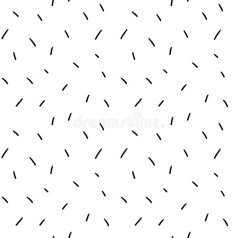 Stroke Line Detail Hand Drawn Seamless Pattern in Doodle Style Simple ...