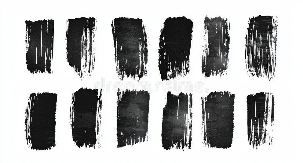 Stroke with a Marker Brush. Highlight Using a Paint Pen. Modern Brush ...