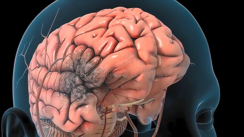 A Stroke, Sometimes Called a Brain Attack Stock Illustration ...