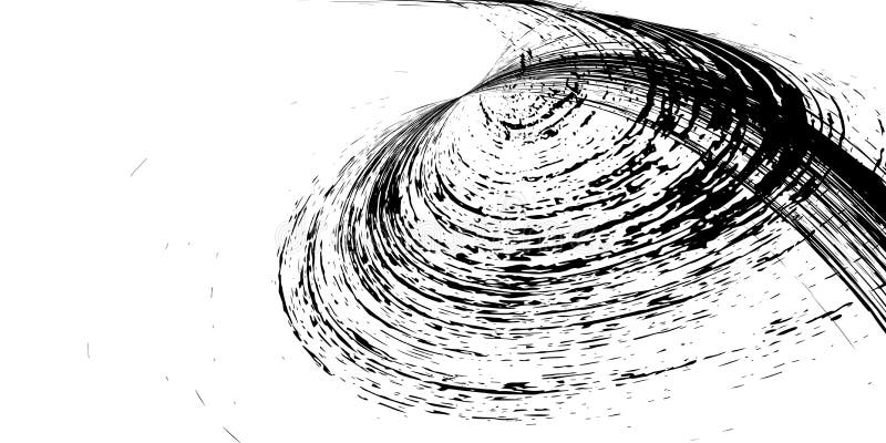 Strokes in Different Directions of Black Paint on a White Background ...