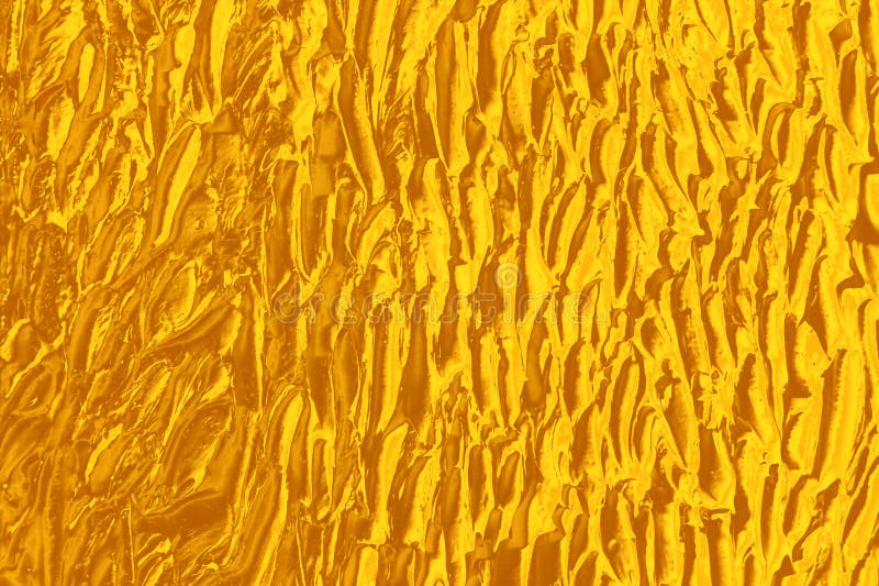 Strokes of Golden Paint As Background, Closeup Stock Image - Image of ...
