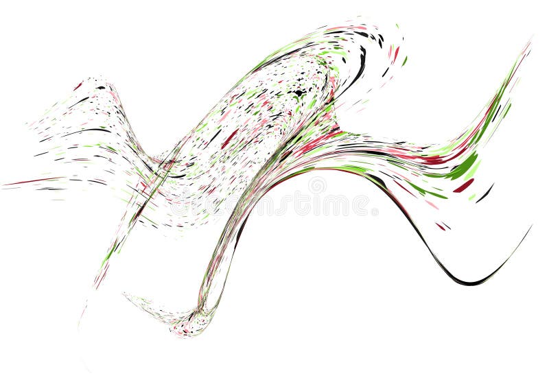 Strokes and Splashes in Different Directions of Multi-colored Paint on ...