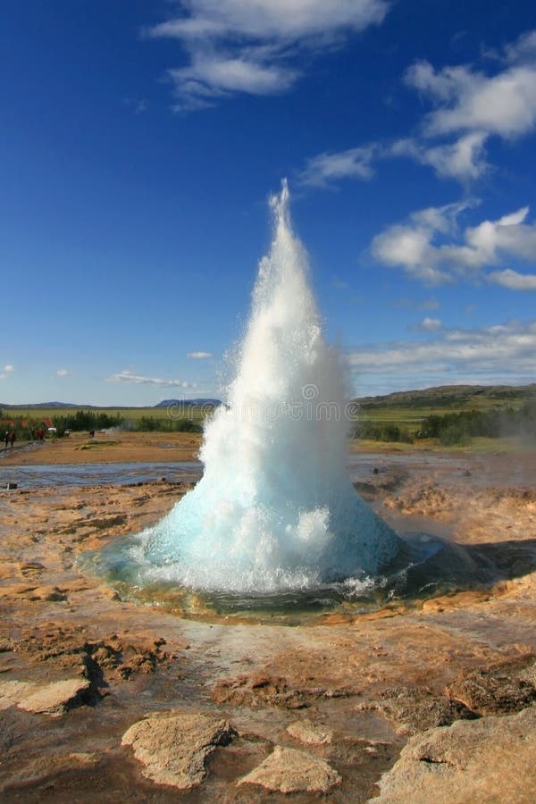 Strokkur eruption stock image. Image of summer, geology - 24647879