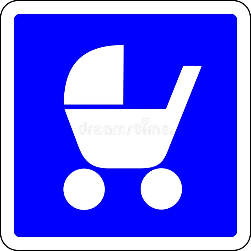 No stroller sign stock illustration. Illustration of object - 113167712