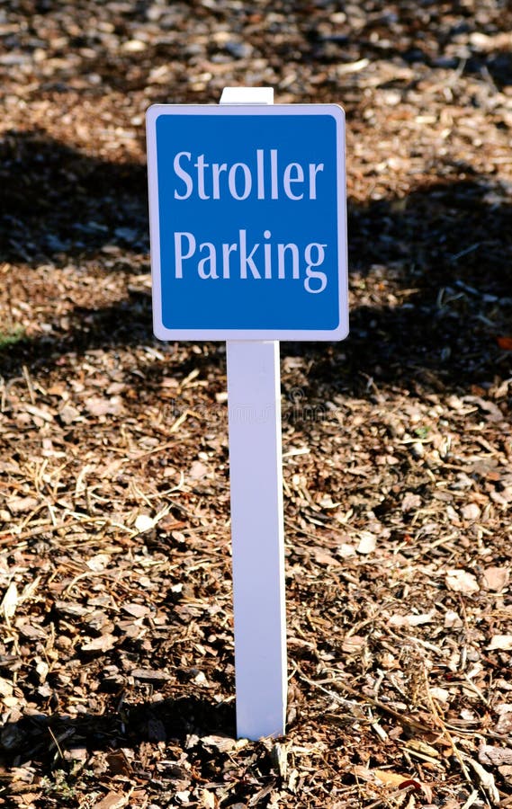 Stroller Parking Sign stock image. Image of baby, carriage - 51545597