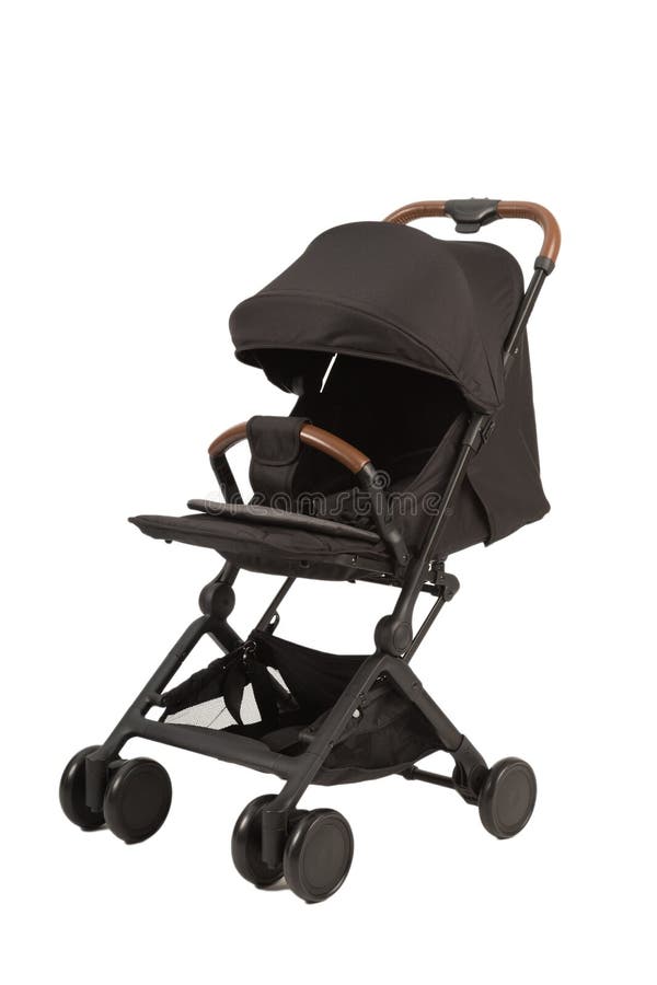A Stroller on a White Background, Modern Design. Stock Image - Image of ...