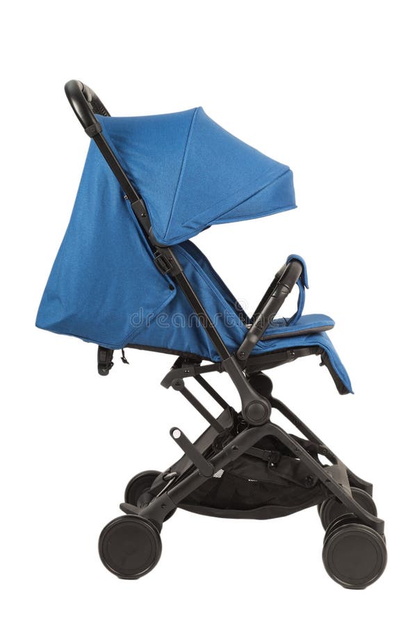 A Stroller on a White Background, Modern Design. Stock Image - Image of ...