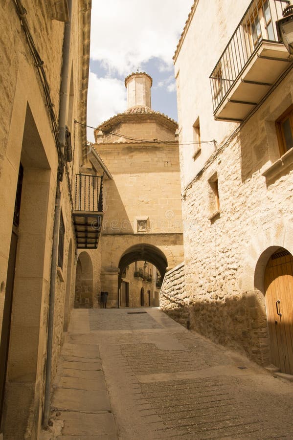 Strolling through Calaceite Stock Photo - Image of landscape, vacation ...