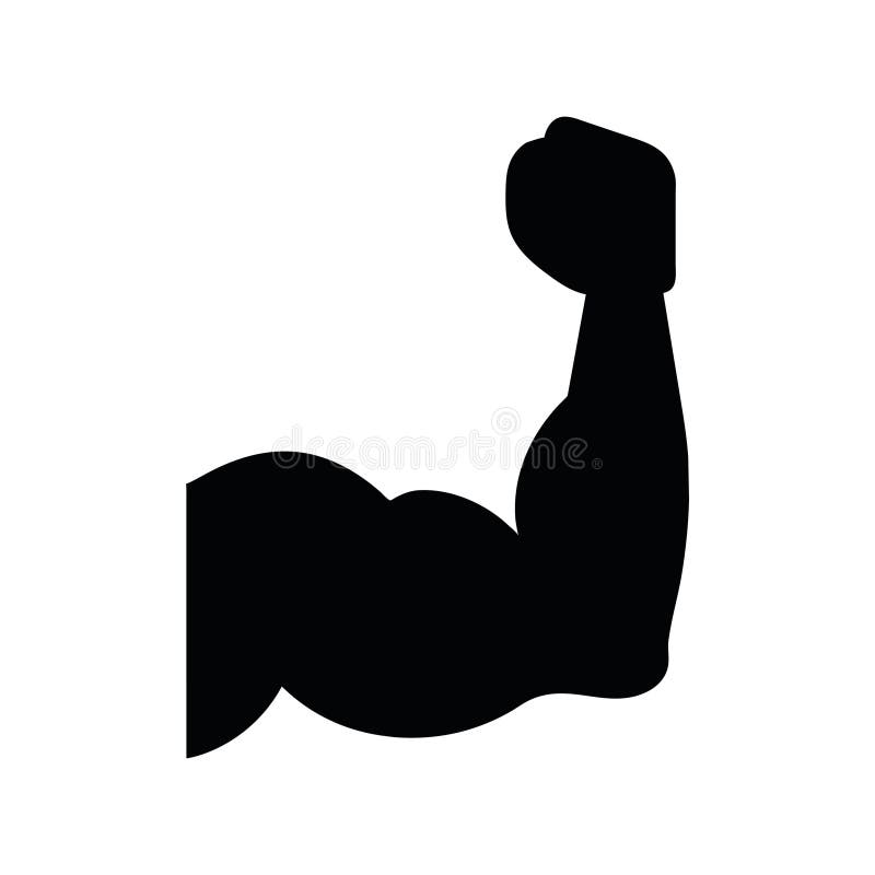 Strong arm icon stock vector. Illustration of strong - 295532004