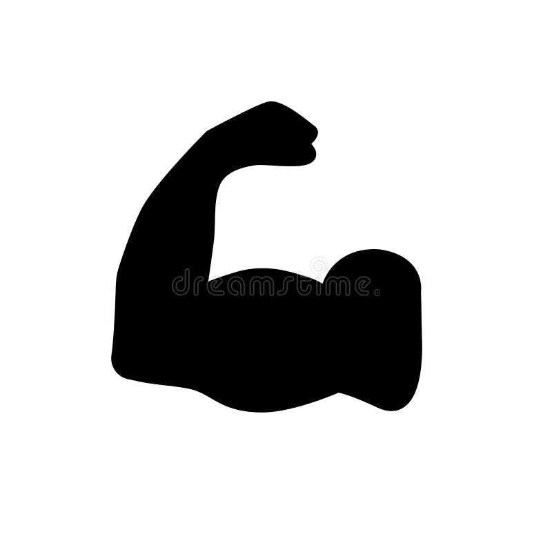 Strong Arm stock vector. Illustration of triceps, fitness - 7828064