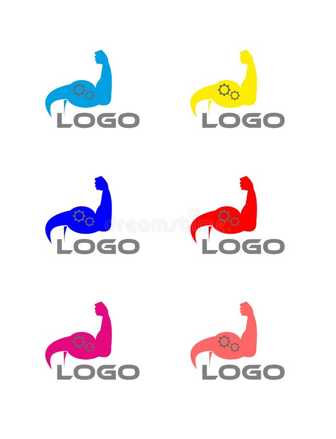 Strong arm logo stock vector. Illustration of biceps - 99327546