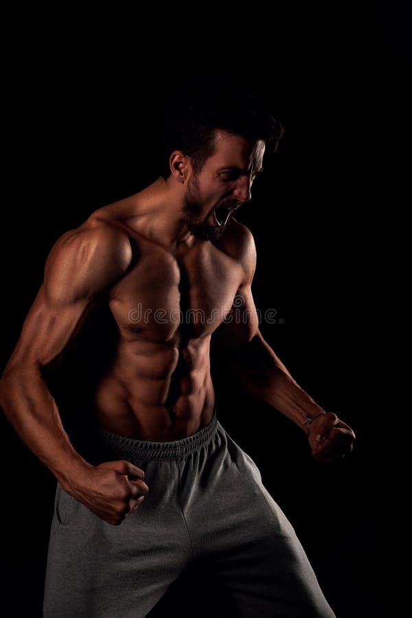 203 Shirtless Male Model Angry Stock Photos - Free & Royalty-Free Stock ...
