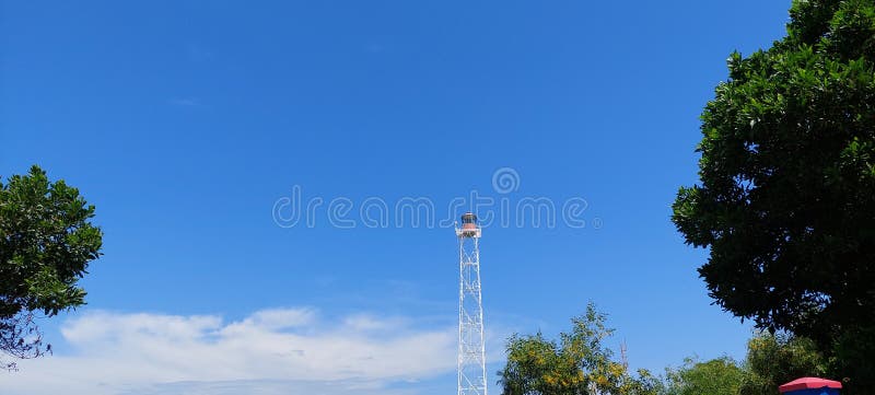 Strong beacon tower stock photo. Image of benefits, transportation ...