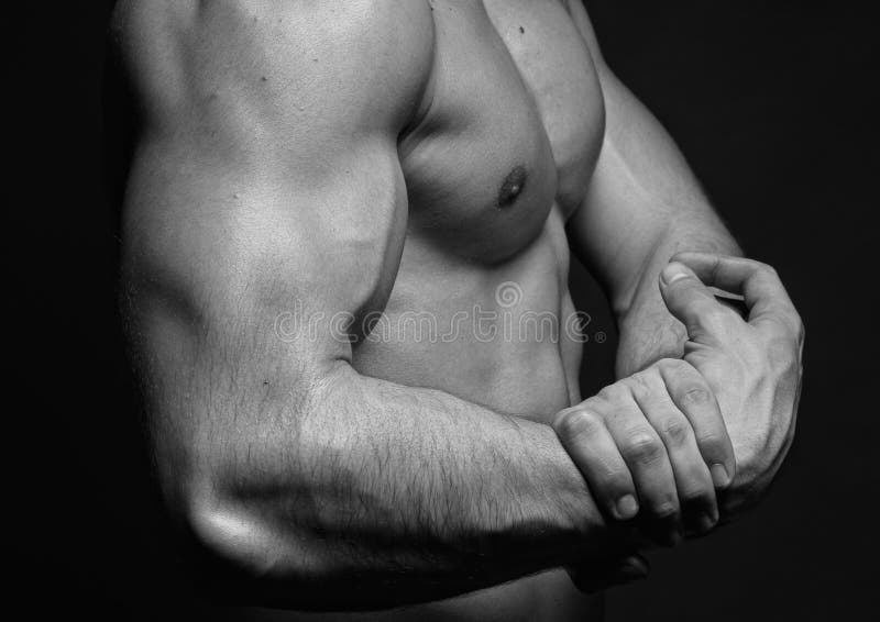 Strong biceps stock image. Image of exercise, athlete - 18314027