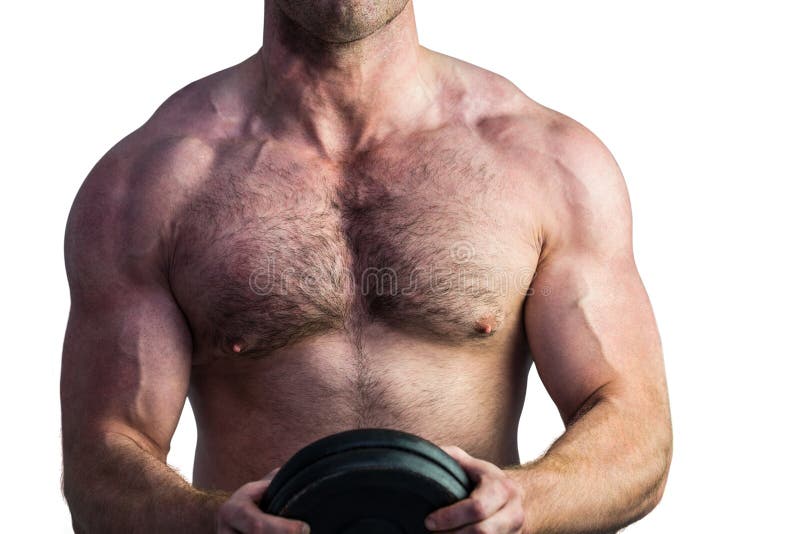 Strong Bodybuilder with No Shirt Stock Image - Image of handsome ...