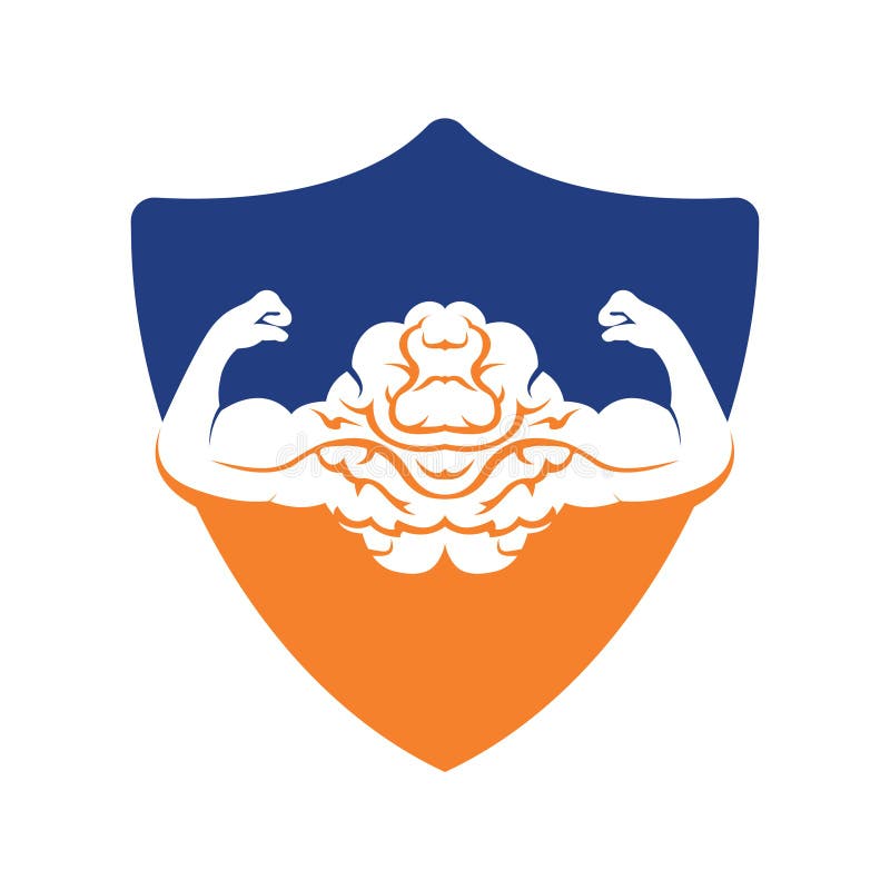 Strong Brain Vector Logo Stock Illustrations – 412 Strong Brain Vector ...