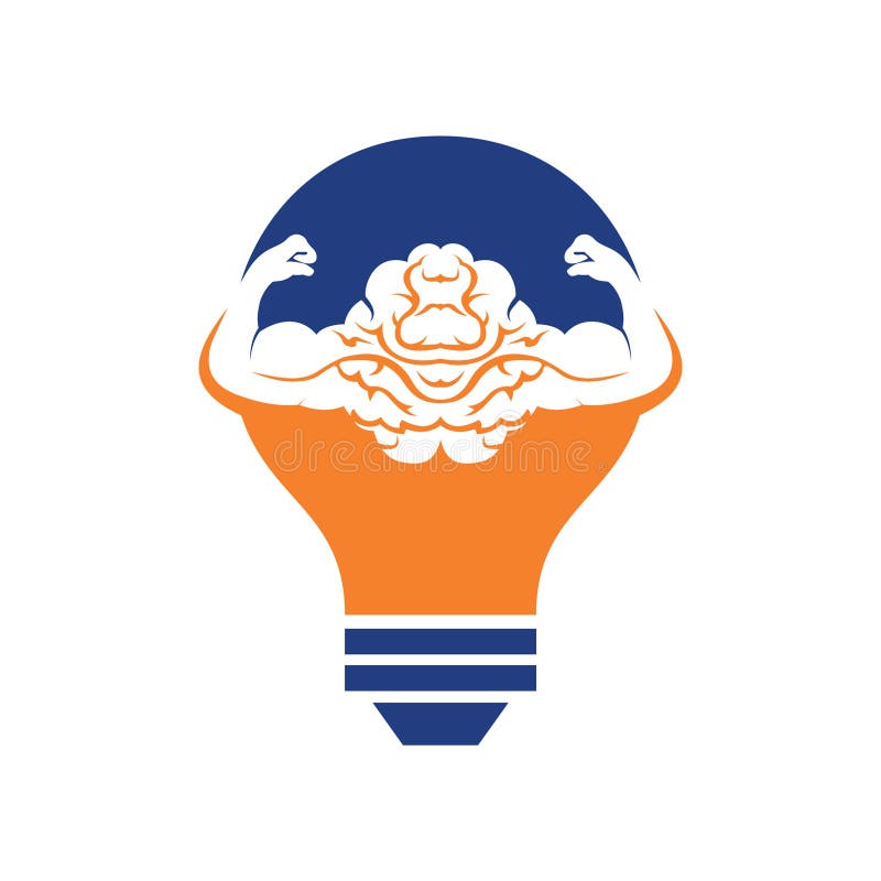 Strong Brain Vector Logo Stock Illustrations – 412 Strong Brain Vector ...