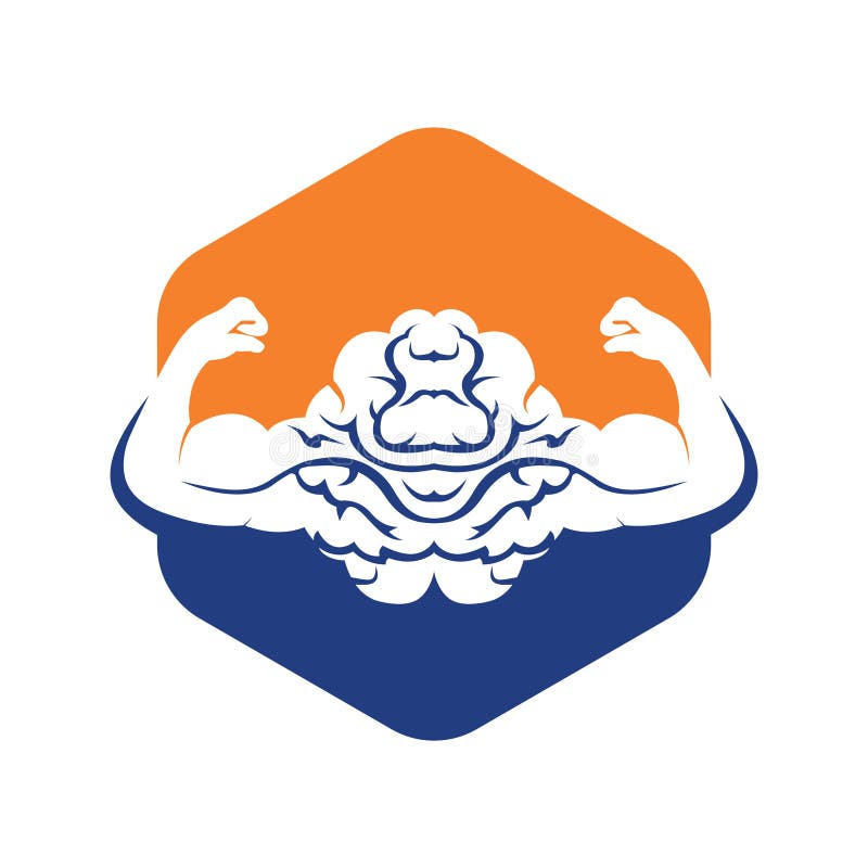 Strong Brain Vector Logo Stock Illustrations – 412 Strong Brain Vector ...