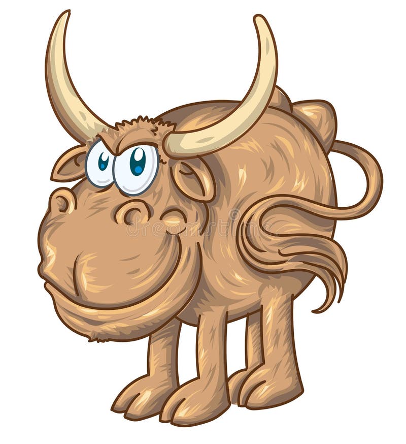 Strong Bull Character Cartoon Stock Vector - Illustration of dangerous ...
