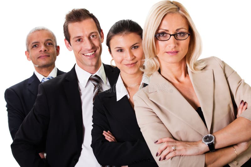 Strong Business Team stock image. Image of caucasian - 18246617
