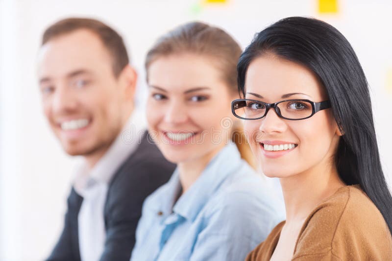 Strong business team. stock photo. Image of confidence - 37806224